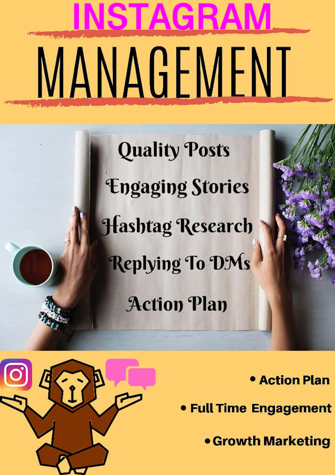 Manage your instagram account by Arkrana | Fiverr