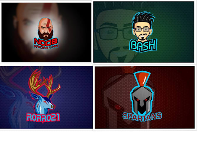 Design gaming esports mascots and portraits by Itsbasitshah | Fiverr