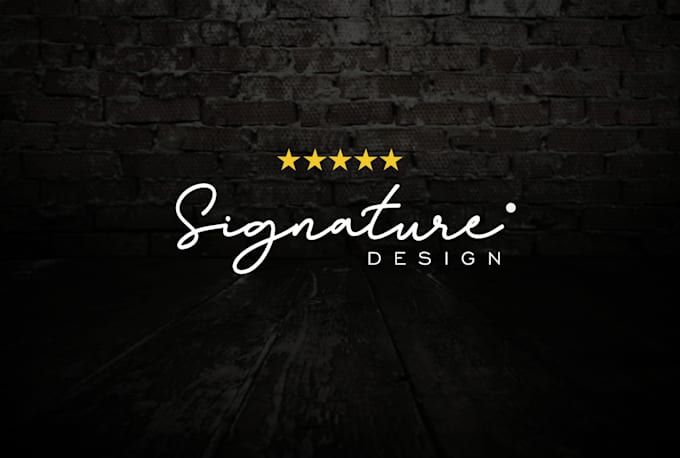 Design 3 professional signature logo for your business by Sign4true ...