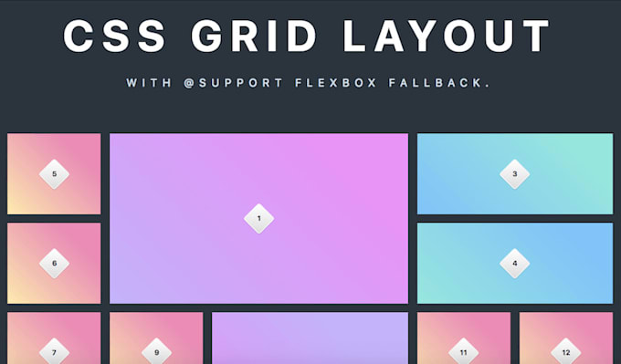Make a professional web design in css grid and flexbox by Imranr970