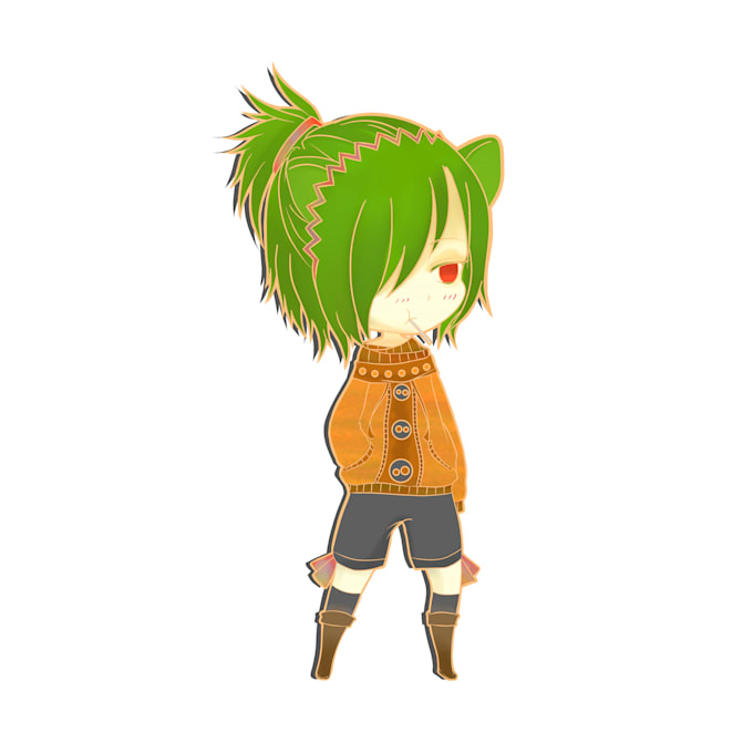 Turn you into a kemonomimi chibi by Perubi | Fiverr