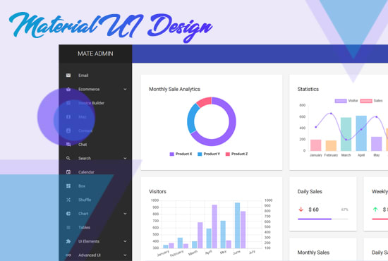 Do material ui design for your web by Moomaal | Fiverr