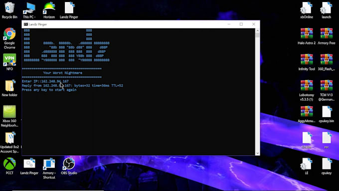 They create custom ip pinger by Berardinopariss | Fiverr