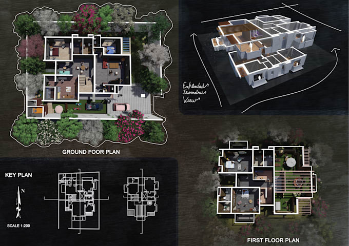 Render, design, 3d modelling from autocad plans, parametric design by ...