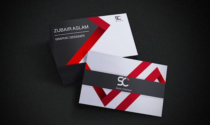 Create decent business card for you by Syedzubairaslam | Fiverr