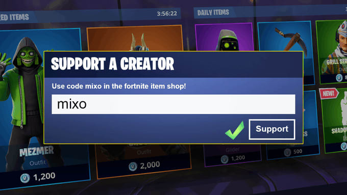 Create you a support a creator code and shop animation by Breezah290 ...