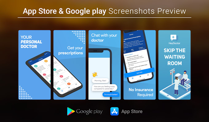 Design attractive screenshots for google play and app store by ...
