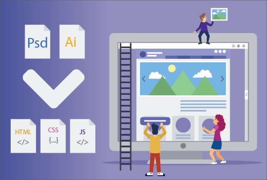 Convert psd to html with bootstrap responsive website by Waqas__sabir ...