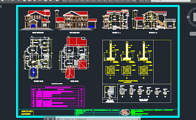 Do your architectural structural design plans in autocad by ...