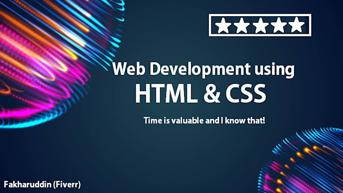 Help you html and css by Fakharuddin_ch | Fiverr