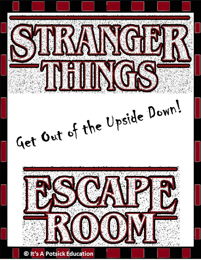 Create a stranger things escape room for your party or event by ...