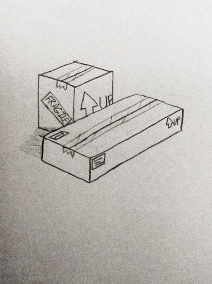 Draw simple pictures of boxes by Wilson_digby | Fiverr