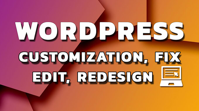 Do wordpress customization, fix, edit, redesign website by Ishaq_ahmed_ | Fiverr