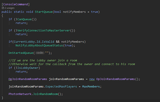Code any unity system in c sharp for you by Script02 | Fiverr