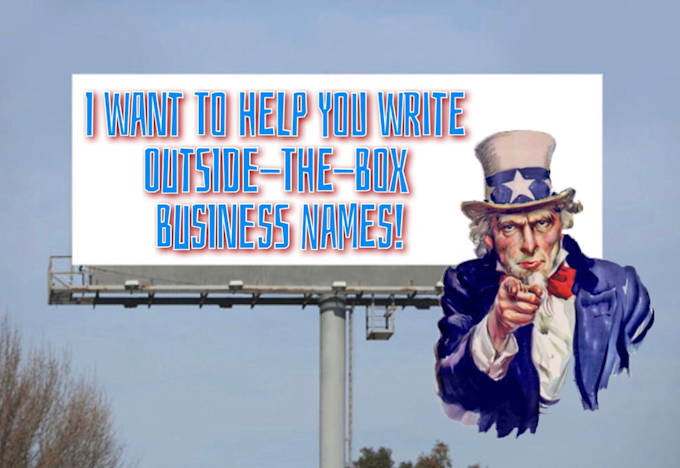 Help you with ironic and outside the box slogans and business names by ...