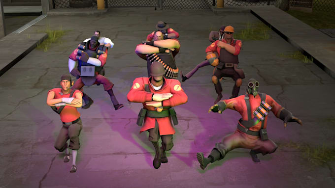 Make an animation of the characters from tf2 with your text by ...