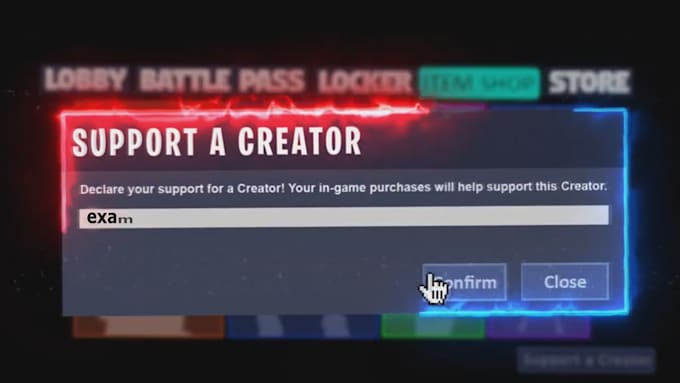 Create fortnite support a creator code animation by Redditlover | Fiverr