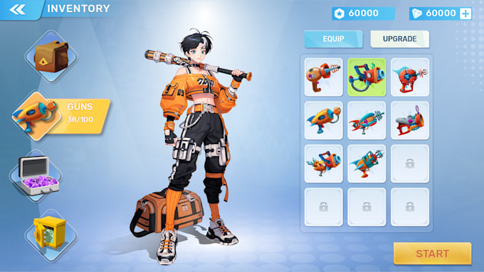 Design best game ui for consoles, pc and mobile by Farhanali97 | Fiverr