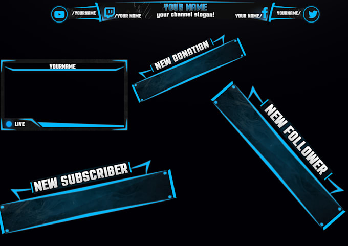 Overlay your streams twitch , youtube , mixer for you by Pseudo_illyes ...