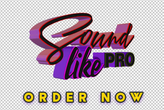 Make 2d logo into 3d transparent gif by Manoj967 | Fiverr