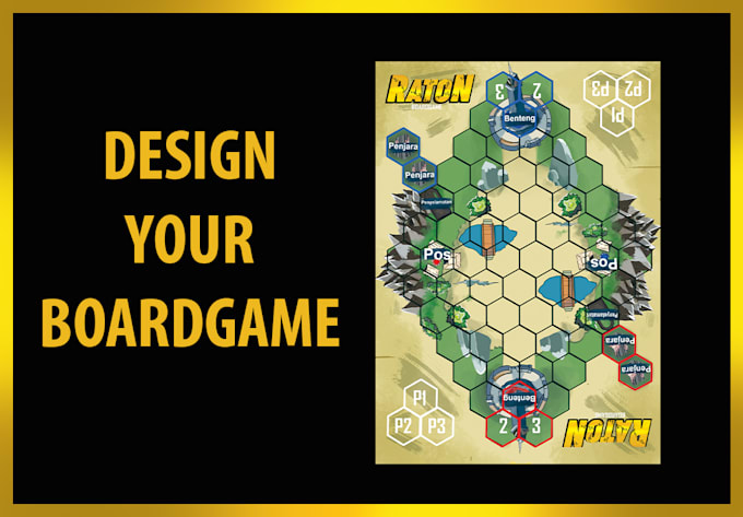 Design your custom boardgame by Firstiawan11 | Fiverr