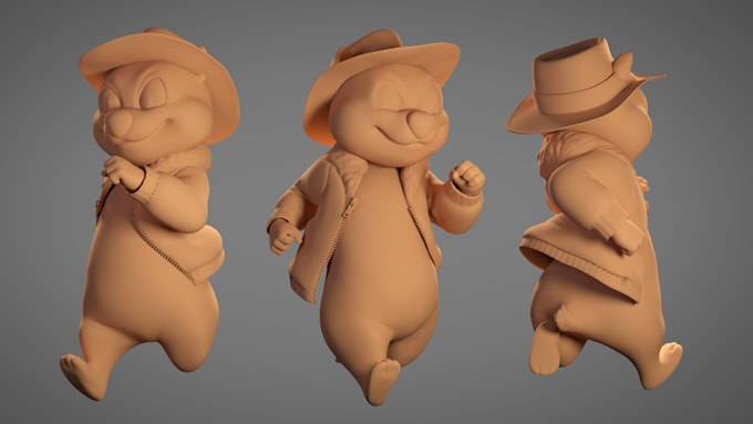 Create 3d stylized animal cartoon character for you by Bro_vik | Fiverr