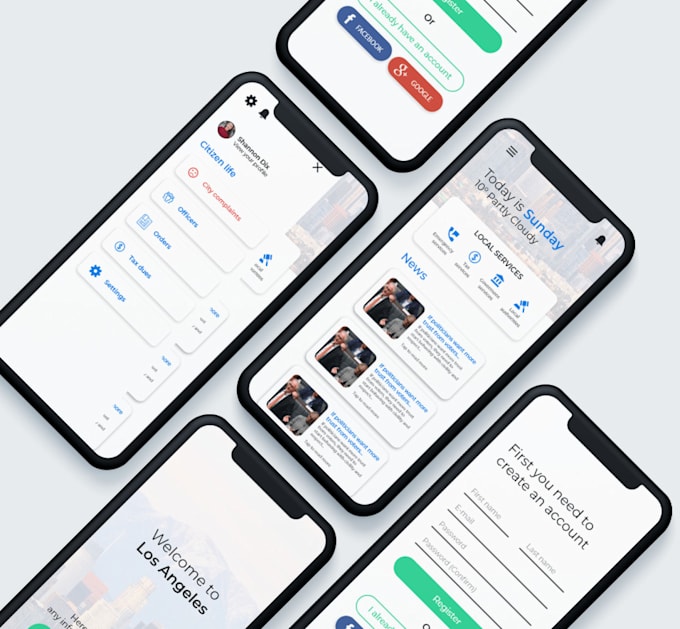 Design an amazing ui for your mobile app by Martinkleinn | Fiverr