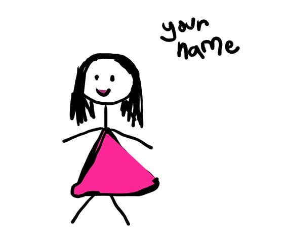 Draw A Bad Stick Figure That Looks Like You By Claudiarosehunt Fiverr