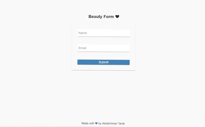 Design a beautiful login form by Abdelrhmantarek | Fiverr