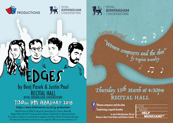 Design your theatre, musical or opera poster and or flyer by Jgribbs ...