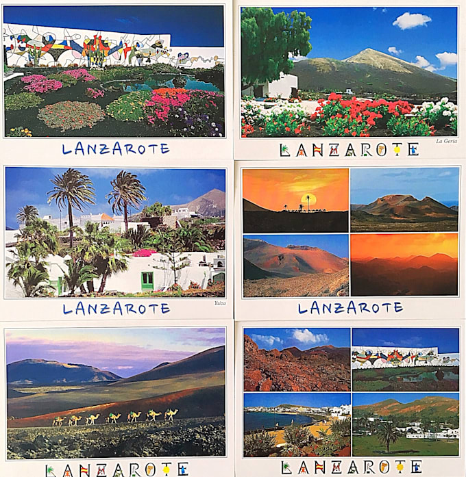 Send a postcard from lanzarote canary island by Purpleranna | Fiverr