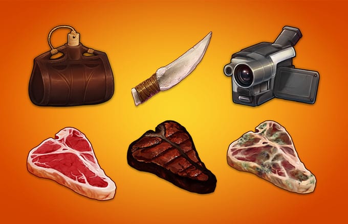 Create item art for your game by Preimpression | Fiverr