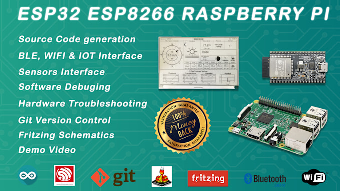 Help you in esp8266, esp32, raspberry pi, and iot projects by Bits ...