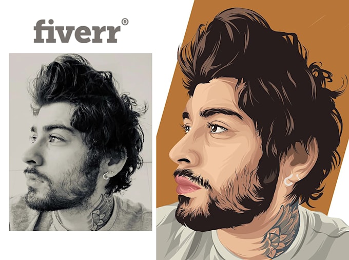 Turn your photo into vector art illustration by Jeba_digi_arts | Fiverr
