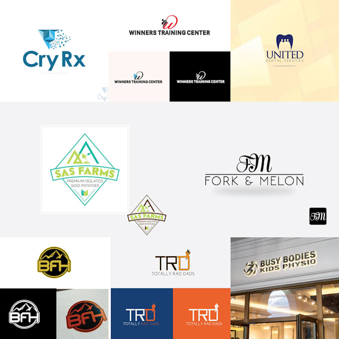 Design or redesign your desired logo by Illustratorbia | Fiverr