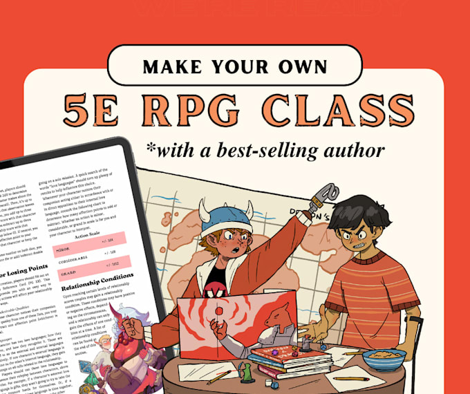 Create a custom, balanced 5e class or race by Spookymom | Fiverr