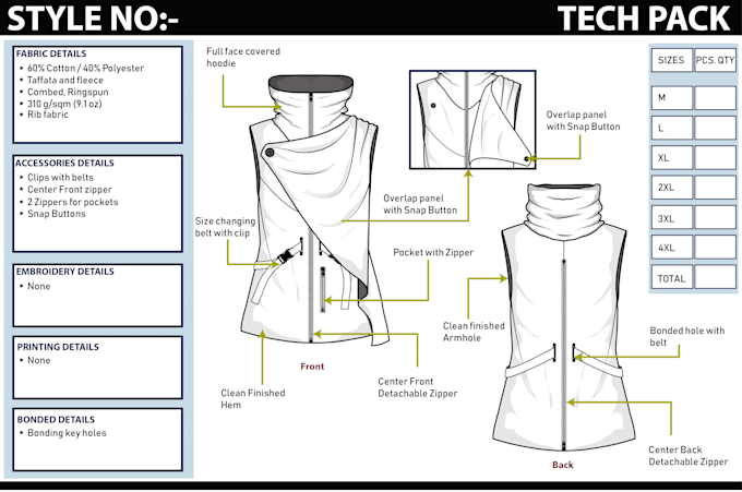 Technical drawing,tech packs,sketching and designing by Ashibandara92 ...