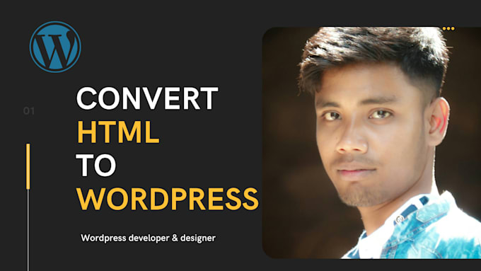 Convert html 5 to wordpress website by Prosantar90 | Fiverr