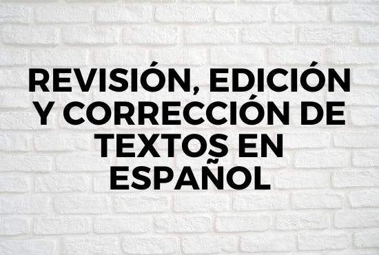 Revise and proofread texts in spanish by Danisarbla | Fiverr