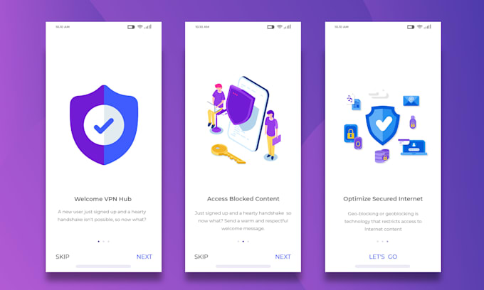 Design static splash screen and onboarding splash screen by Mahananda ...