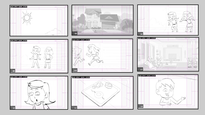 Create cool storyboard for your project by Kartoonator | Fiverr