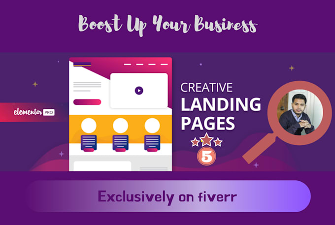 Create custom landing page or blog page using elementor by Tanvir_a_faisal | Fiverr