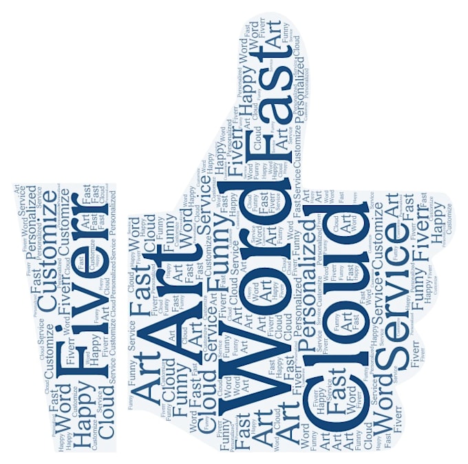Create professional and personal word cloud art by Onovod | Fiverr