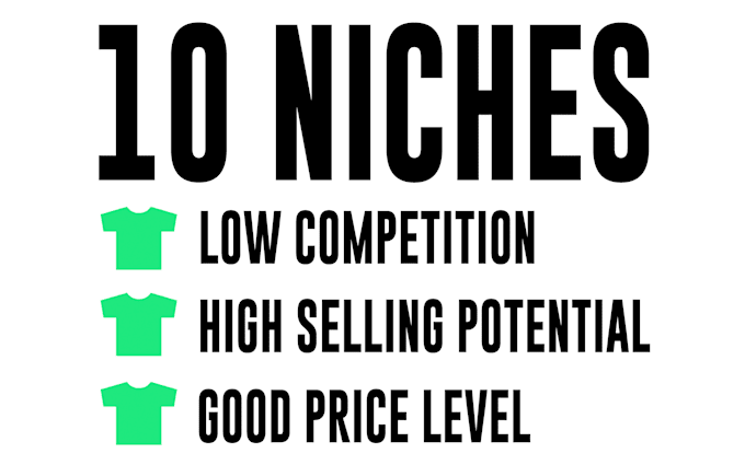 Research 10 profitable niches for merch by amazon us and de by ...