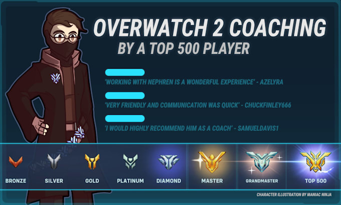 Coach you in overwatch 2 as a top500 player by Nephren | Fiverr