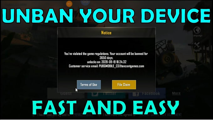 Unban for your pubg account by Saif_nar | Fiverr