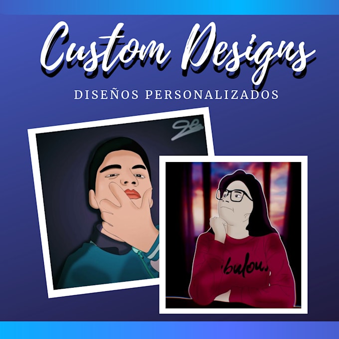 Custom designs of illustrated cartoon people by Eduardogrande26 | Fiverr