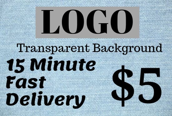 Do transparent logo background in just 15 min by Poster_maker | Fiverr