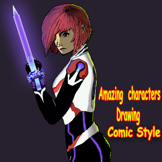 Amazing character amazing character desing comic style by Willdraw | Fiverr