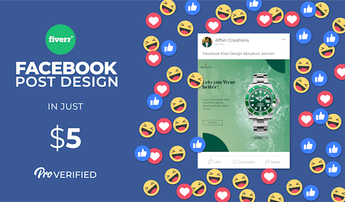 Design best facebook post for you by Affanafzal | Fiverr
